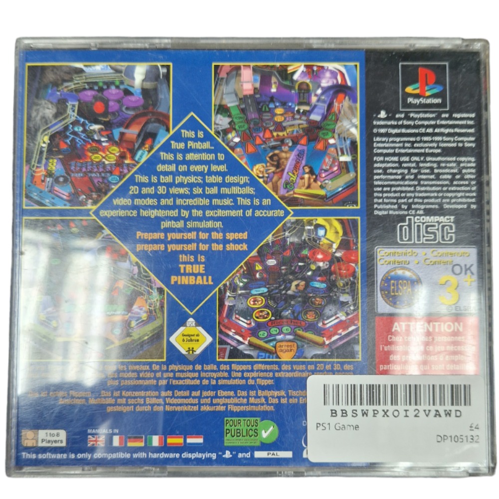 True Pinball PS1 Edition - Own4Less